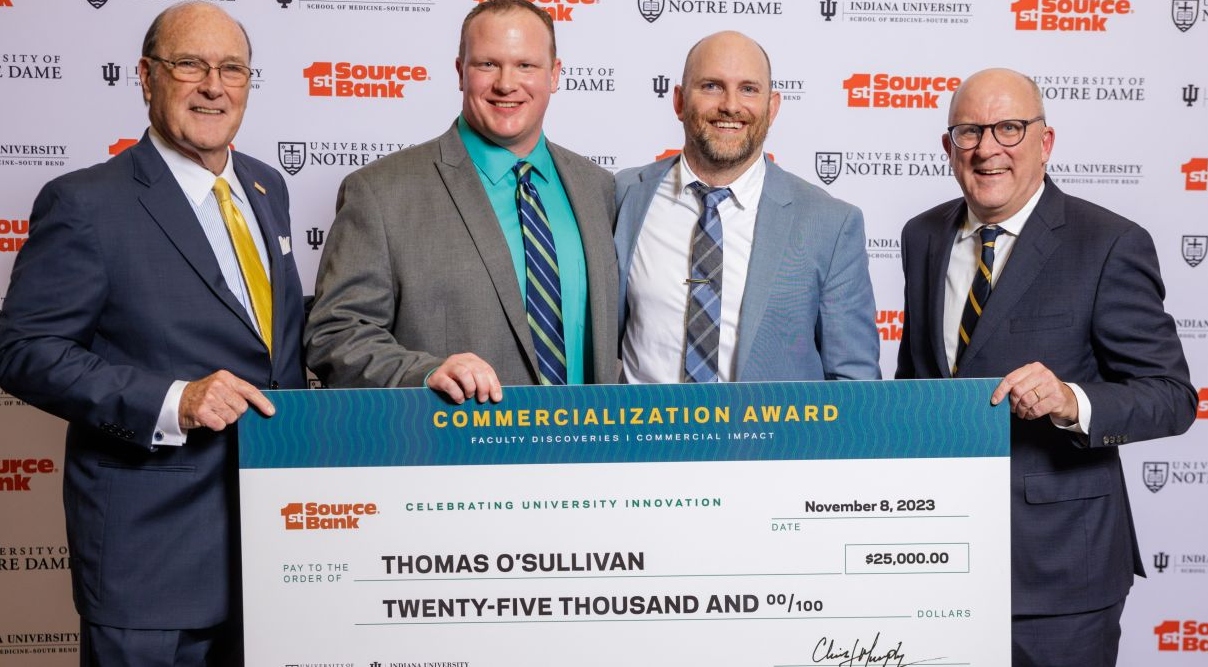 Thomas O'Sullivan wins 1st Source Commercialization Award - ND Wireless ...